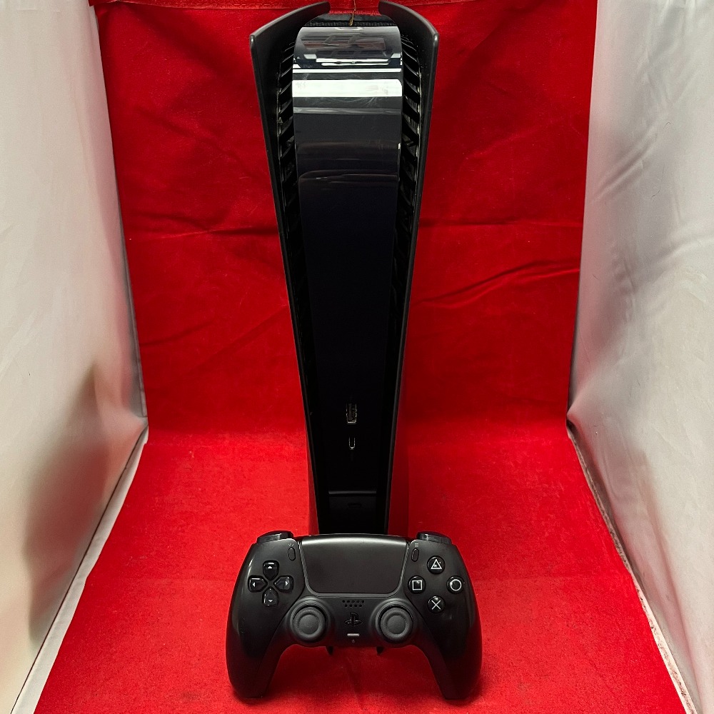 Pre-owned Sony PS5 DIGITAL EDITION - BLACK - Own4Less